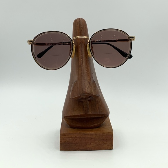 Accessories | Vintage Nba Creative Optics Red Gold Oval Frames | Poshmark